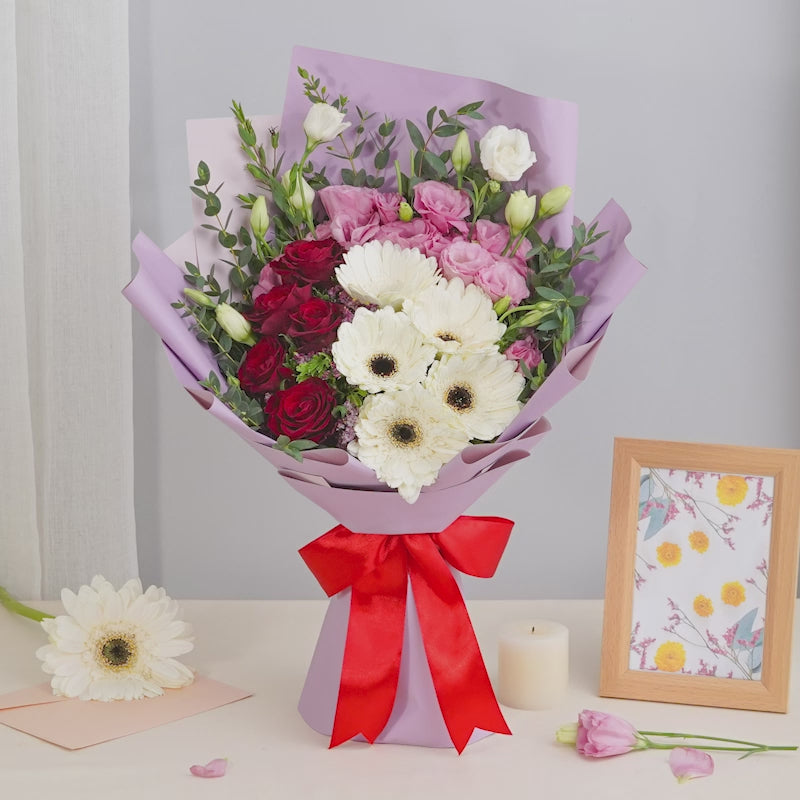 Bellerose Pink Flower Box | Same-Day Delivery